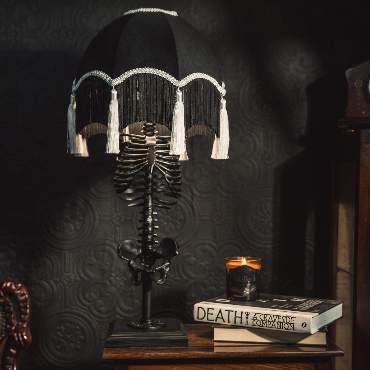 Baroque Skeleton Lamp - Cruella Edition by The Blackened Teeth – The ...