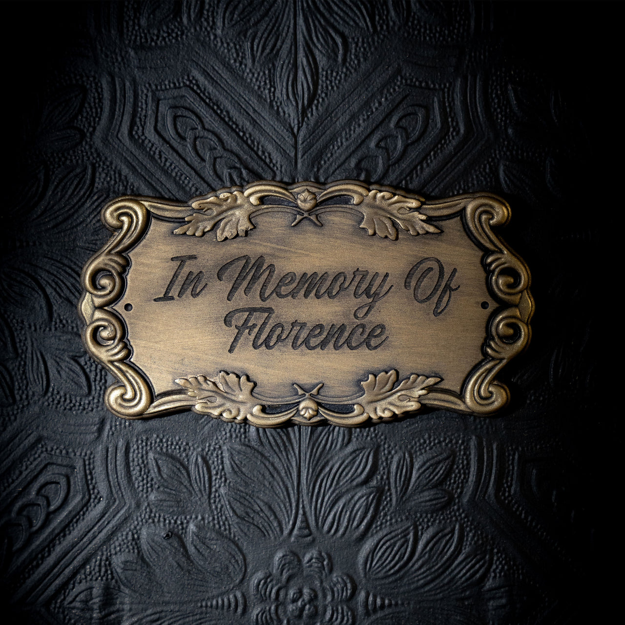 Custom Engraved Casket Plaque - Gold – The Blackened Teeth Ltd