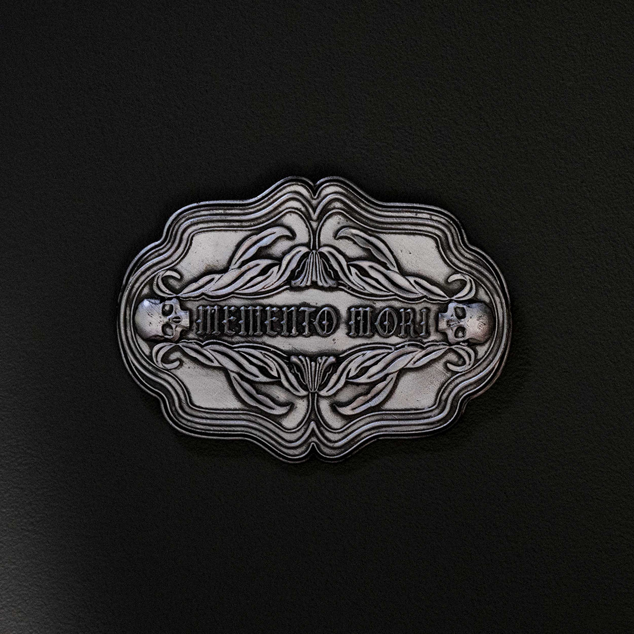 Memento Mori Casket Plaque - Silver Edition – The Blackened Teeth Ltd