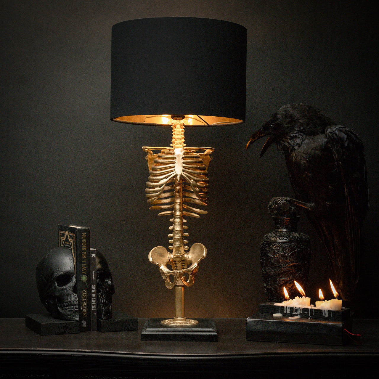 The Skeleton Lamp Gold Edition by The Blackened Teeth – The Blackened ...