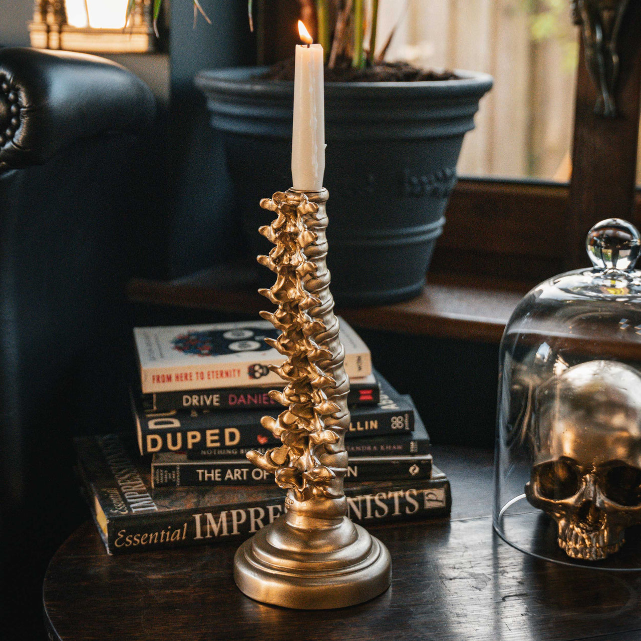 Spine Candlestick Holder – The Blackened Teeth Ltd