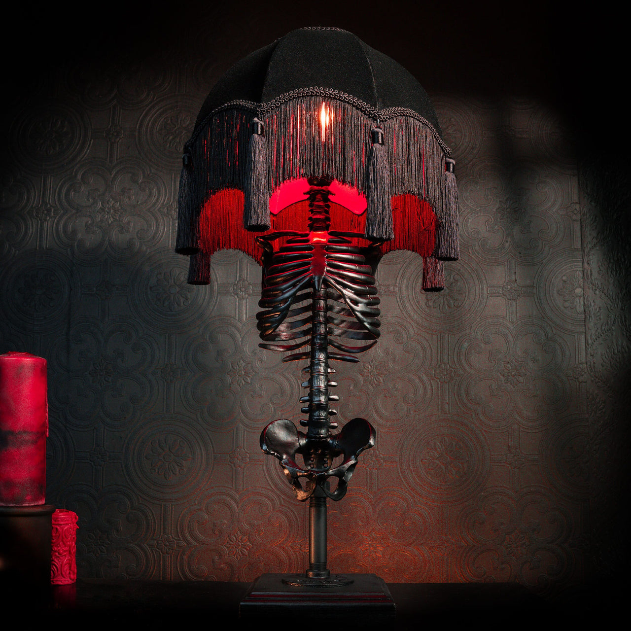 Baroque Skeleton Lamp - Urszula Edition by The Blackened Teeth – The ...