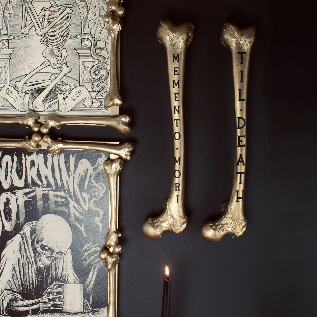 Til Death - Engraved Bone – The Blackened Teeth Ltd